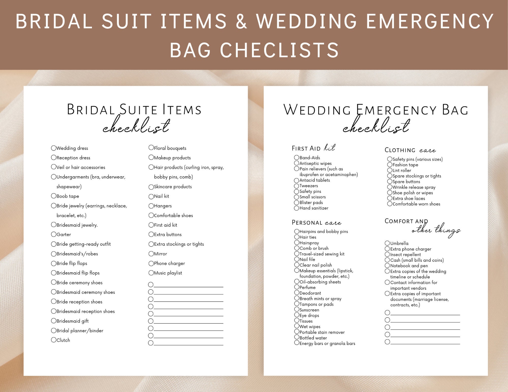 Wedding Checklist Minimalist Wedding Planning Checklist - Etsy