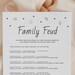 Baby Shower Game Family Feud With Fast Money Round Black - Etsy