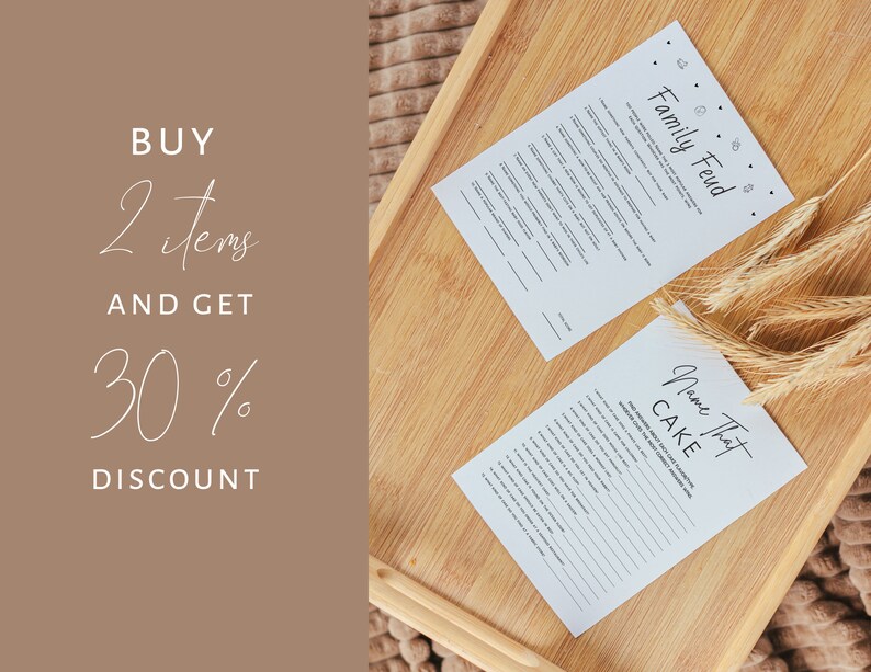 Baby Shower Game Family Feud With Fast Money Round, Black White Simple ...