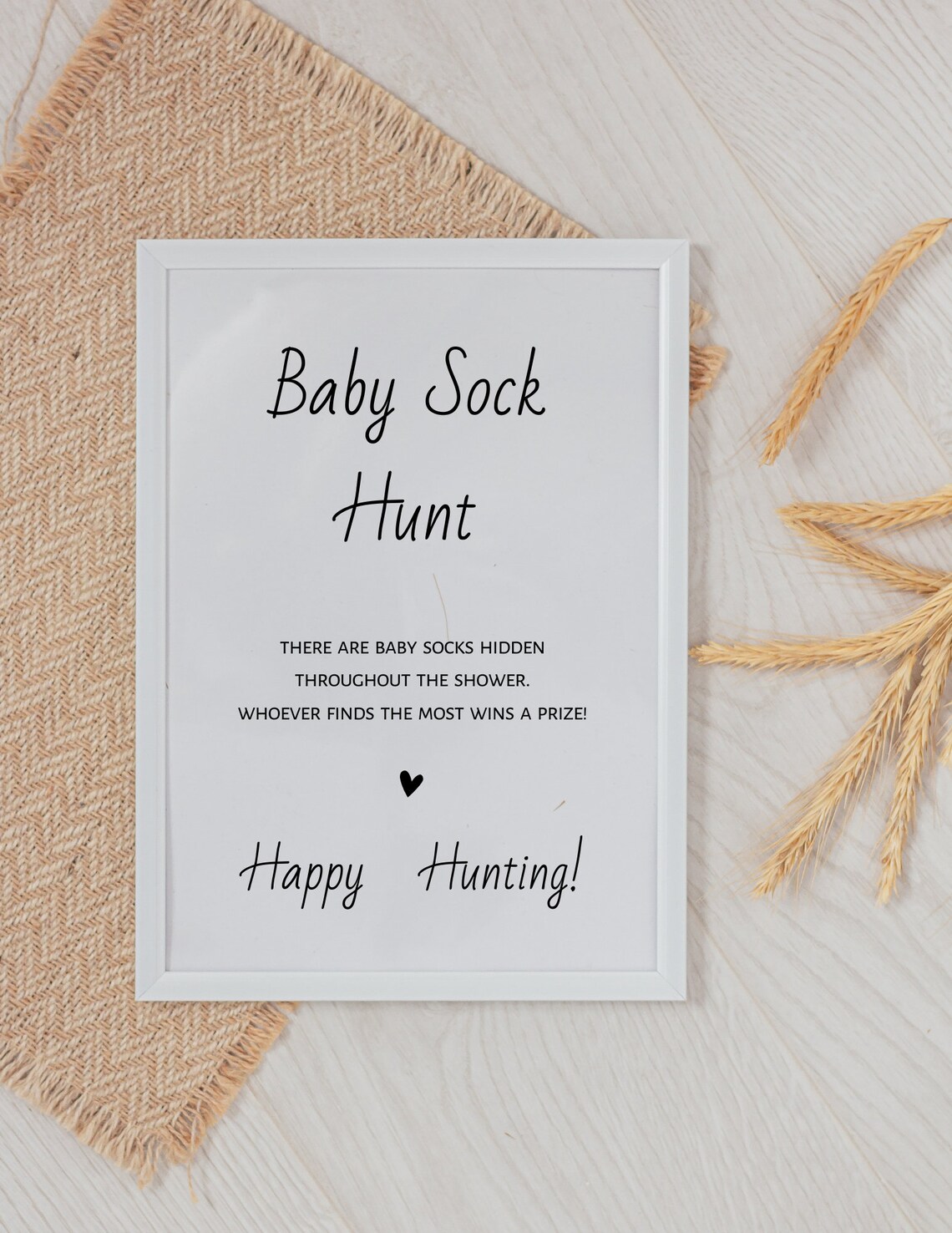 Baby Sock Hunt Baby Shower Game Baby Shower Sign Find Sock - Etsy