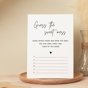 Guess the Sweet Mess, Baby Shower Games, Dirty Diaper Game, Guess the ...