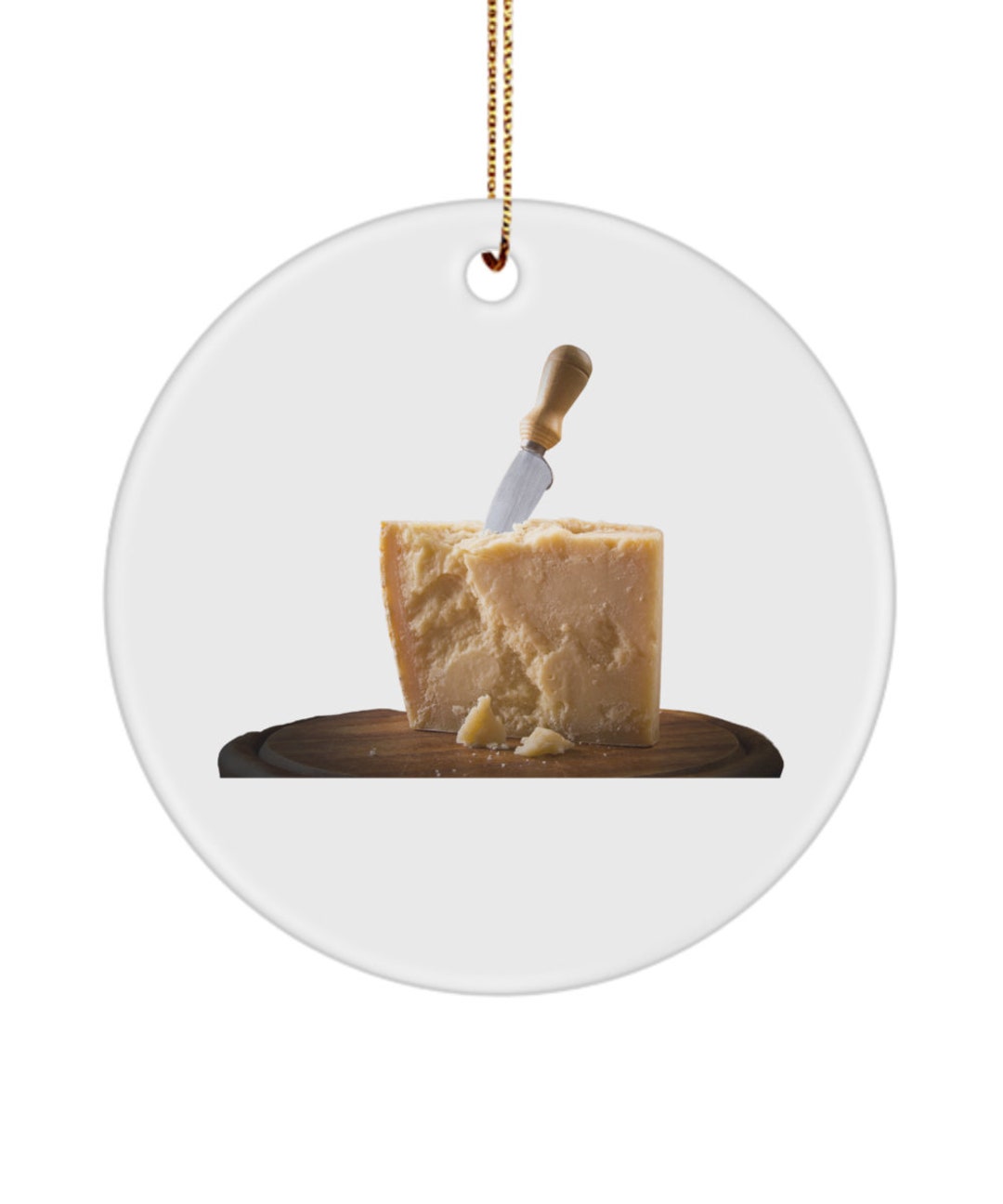 Parmesan Cheese Ornament, Parmesan Cheese Christmas Ornament, Cheese ...