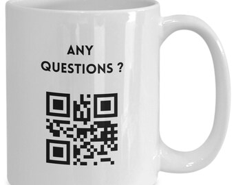 Qr Code Coffee Mug - Etsy