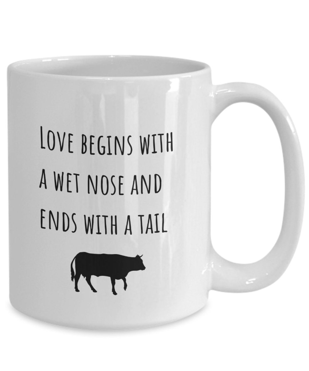 Cow Coffee Mug, Cow Utter, Upside Down Cow, Cow Pie - Etsy