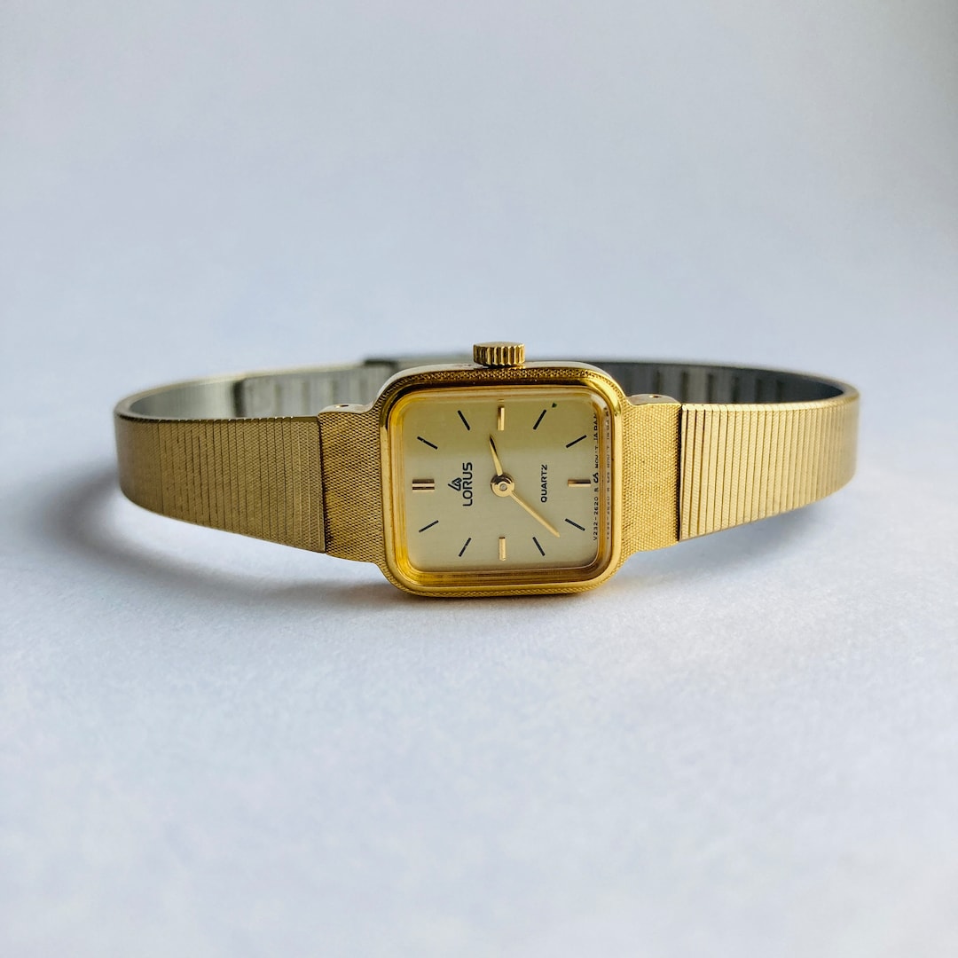 Vintage Women's Watch Made in Japan Stainless Gold Plated Water ...