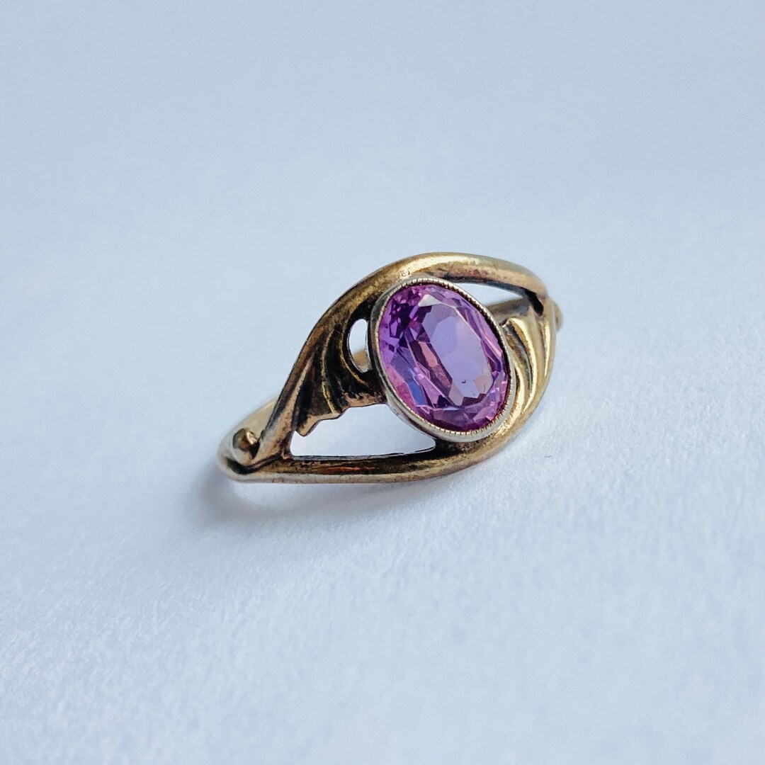 Vintage USSR 875 Solid Silver Ruby Ring 1970s Ring Soviet USSR Jewelry ...