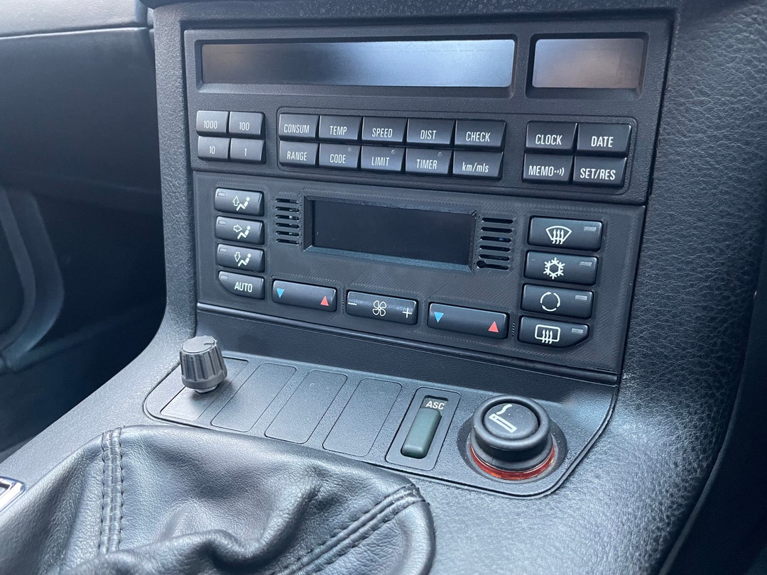 BMW E36 Square AC Climate Control Face for Double DIN Headunit - Etsy