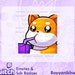 Twitch Emote - Shiba Inu Sipping - Etsy