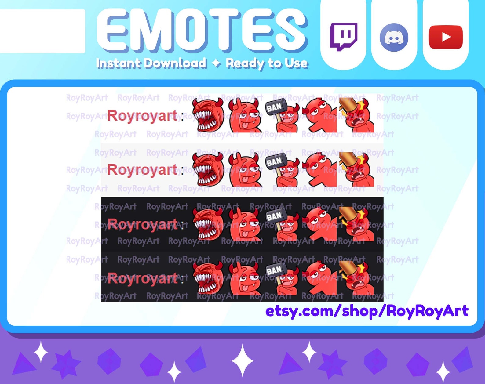 Twitch Emotes Cute Devil Evil Emotes Mega Pack Halloween / - Etsy