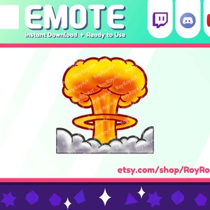 Twitch Emote - EXPLOSION - Etsy