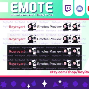 Twitch Emote - Cute Panda Sniper Emote / Sub Emoji - Etsy