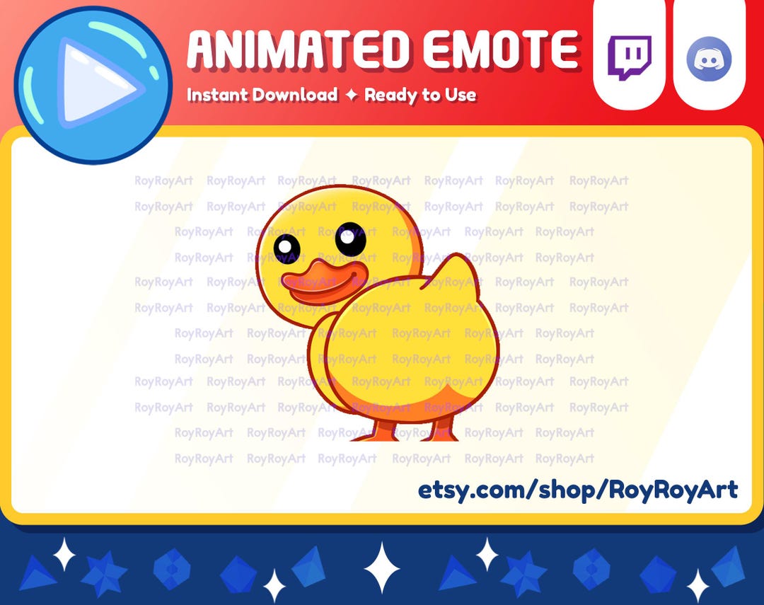 Discord Emote Animated - Yellow Duck Booty Twerking Dancing Emote ...