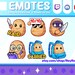 Twitch Emotes - Cute Potato Emotes Pack 4 / Raid, 10/10, Knife, Notes ...
