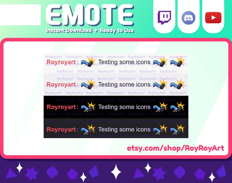 Twitch Emote KICK | Etsy