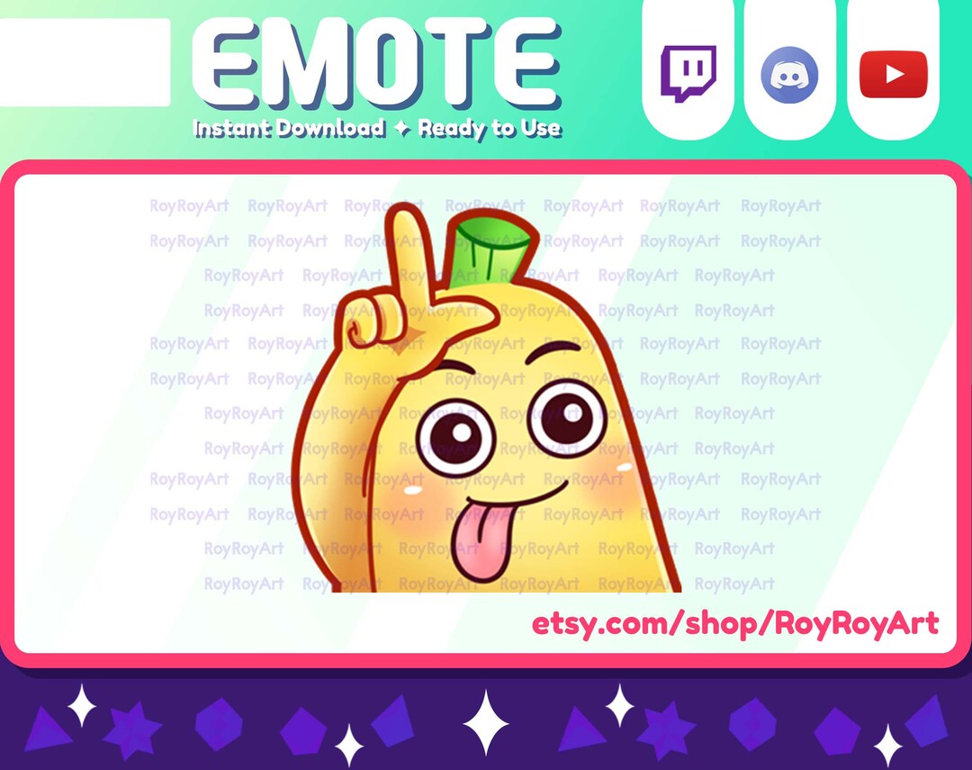 Discord Emote - Cute Banana Take the L Lose Emote / Sub Emoji - Etsy