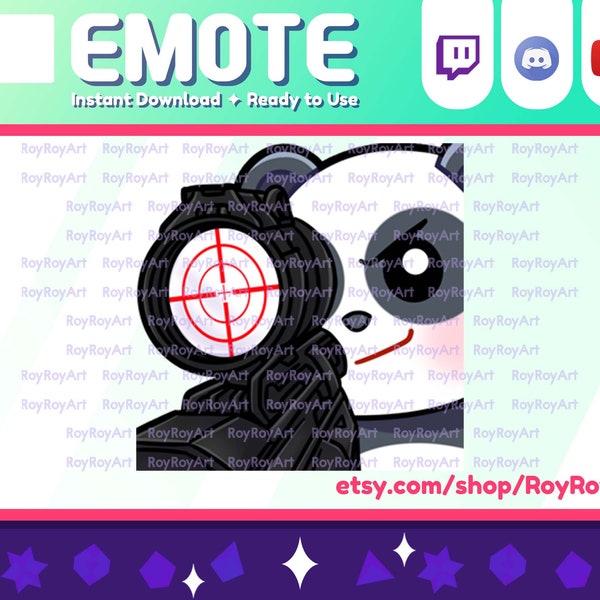 Twitch Sniper Emote - Etsy