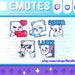 Twitch Emote Cute Banana Carried Emote / Sub Emoji - Etsy