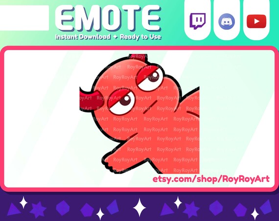 Twitch Emote Cute Devil Evil Laying Down Emote / Sub Emoji - Etsy