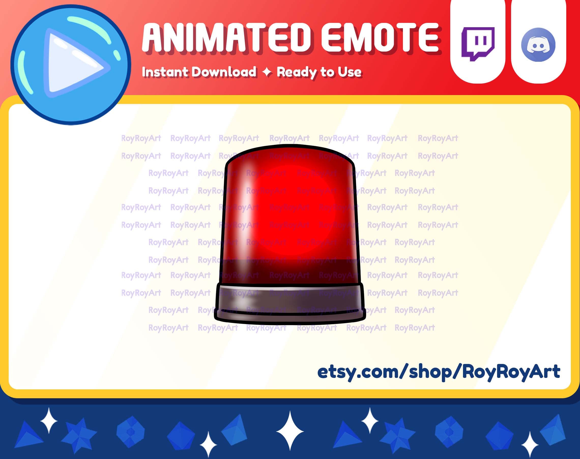 Animated Police Siren