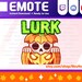 Twitch Emote Cute Devil Evil Laying Down Emote / Sub Emoji - Etsy