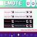 Twitch Emote White Cat Meme Pog Pop Cat - Etsy