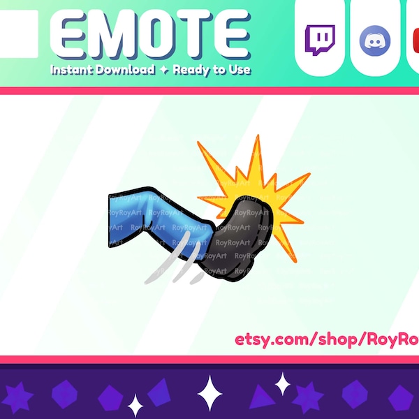 Kick Emote - Etsy