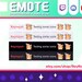 Twitch Emote - Orange Cat Headpat Pat - Etsy