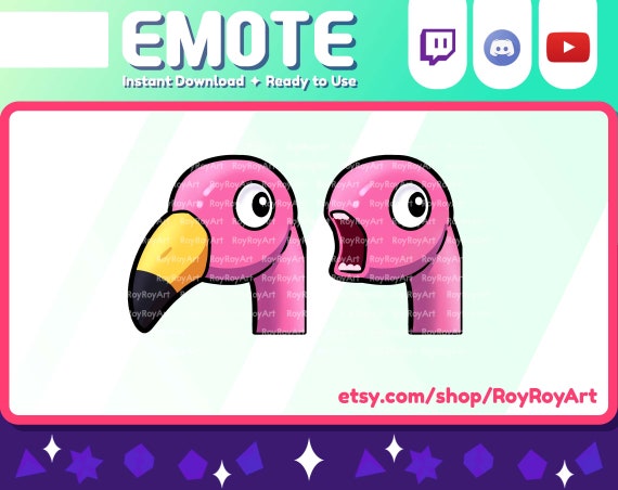 Twitch Emotes Flamingo meme - Etsy.de