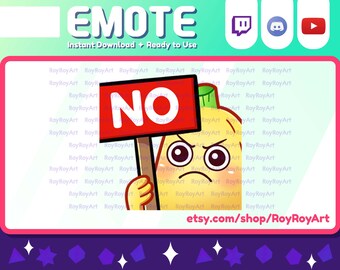 Emote Holding Sign - Etsy