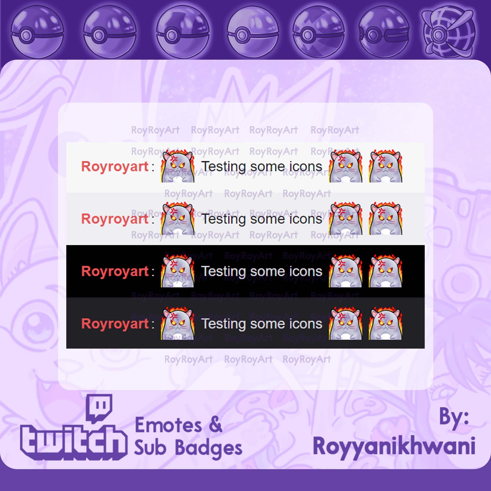 Twitch Emote Chinchilla Angry Rage Mad | Etsy