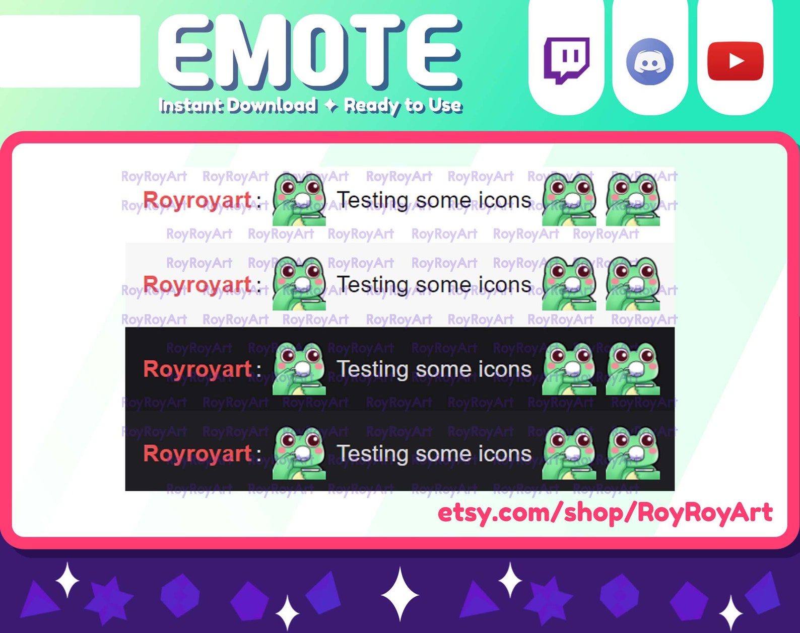 Twitch Emote Cute Frog Toad Emote Sipping Tea Coffee / Sub - Etsy
