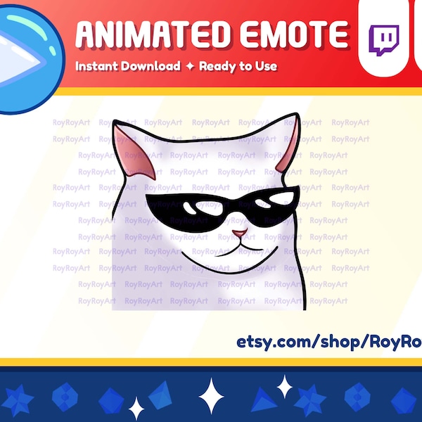 Twitch catjam emote - Etsy.de
