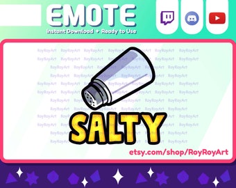 SALTY SOY SAUCE Twitch Emote / Twitch Emotes / Twitch Stream / Discord ...