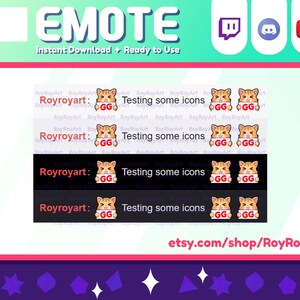 Twitch Emote - Orange Cat GG - Etsy