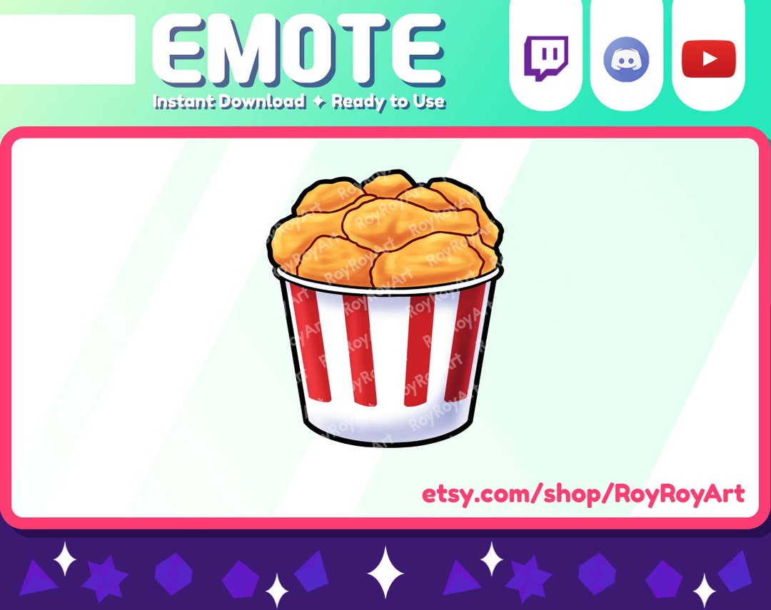Twitch Emote - Chicken Dinner Bucket / Chicken Bucket - Etsy