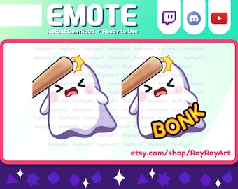 Twitch Emote Kawaii Ghost Raid Emote / Sub Emoji - Etsy