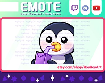 Twitch Emote / Cute Frog SIP, Drink Emote / Cute Frog Toad Sub Emoji - Etsy