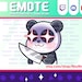 Twitch Emote White Cat Meme Pog Pop Cat - Etsy