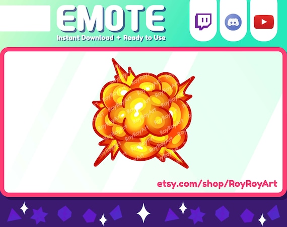 Twitch Emote EXPLODE BOOM - Etsy