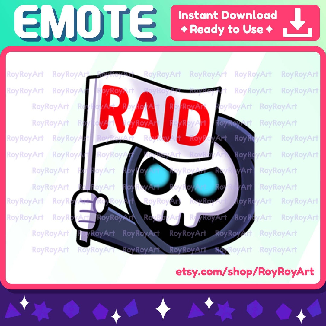 Twitch Emote - Halloween Grim Reaper Raid / Sub Emoji Kick Discord ...