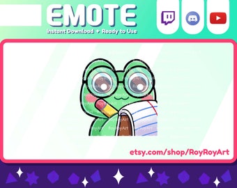 Twitch Emote Cute Frog Toad Emote POG Poggers / Sub Emoji - Etsy