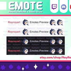 Discord Emote - Cute Penguin Take the L Loser Losing Emote / Sub Emoji ...