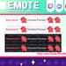 Twitch Emote Cute Devil Evil Laying Down Emote / Sub Emoji - Etsy