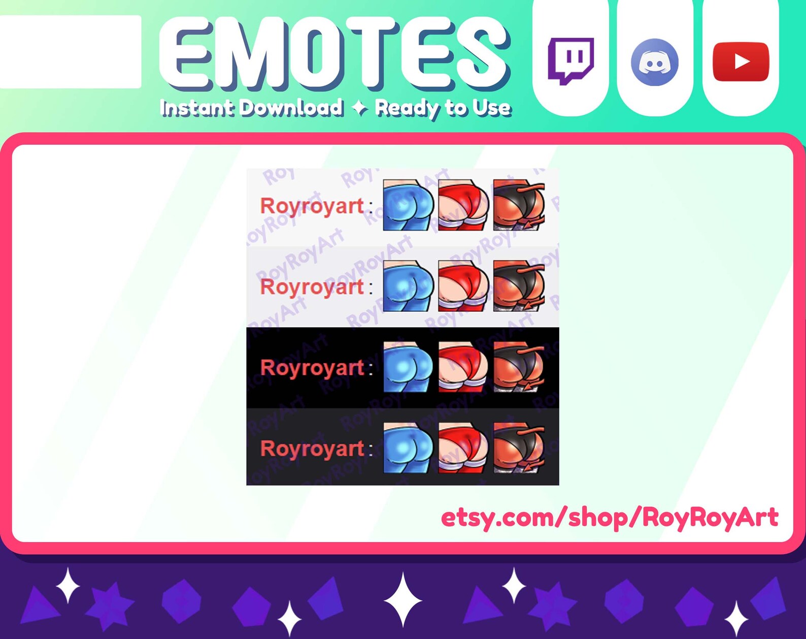 Discord Emotes Booty Pack / Jeans Christmas Devil - Etsy
