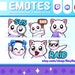 Twitch Emote White Cat Meme Pog Pop Cat - Etsy