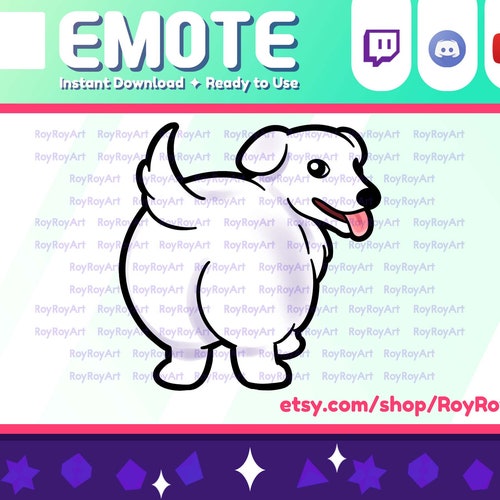 Twitch Emote Cute Dog Corgi Bonk Emote / Sub Emoji - Etsy
