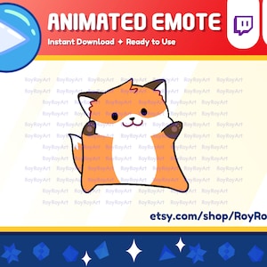 Twitch Emote Animated - Fox Dancing Meme Emote Animated Gif - Etsy