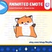 Twitch Emote Animated - Fox Dancing Meme Emote Animated Gif - Etsy