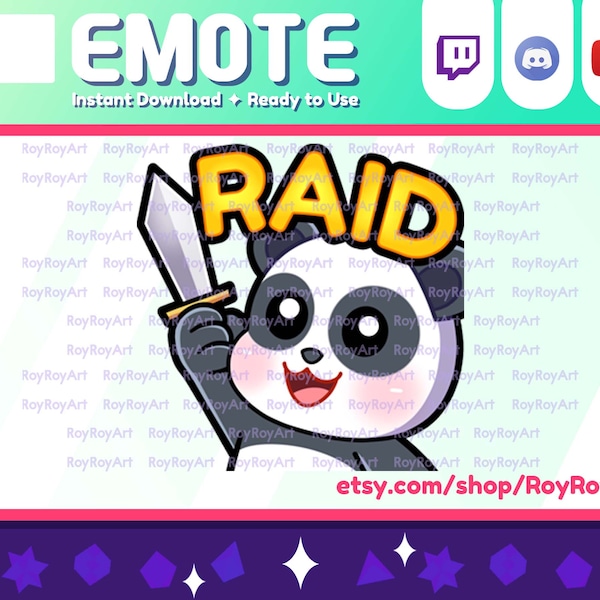 Raid Emoji - Etsy