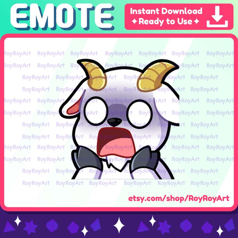 Scared Twitch Emote - Etsy